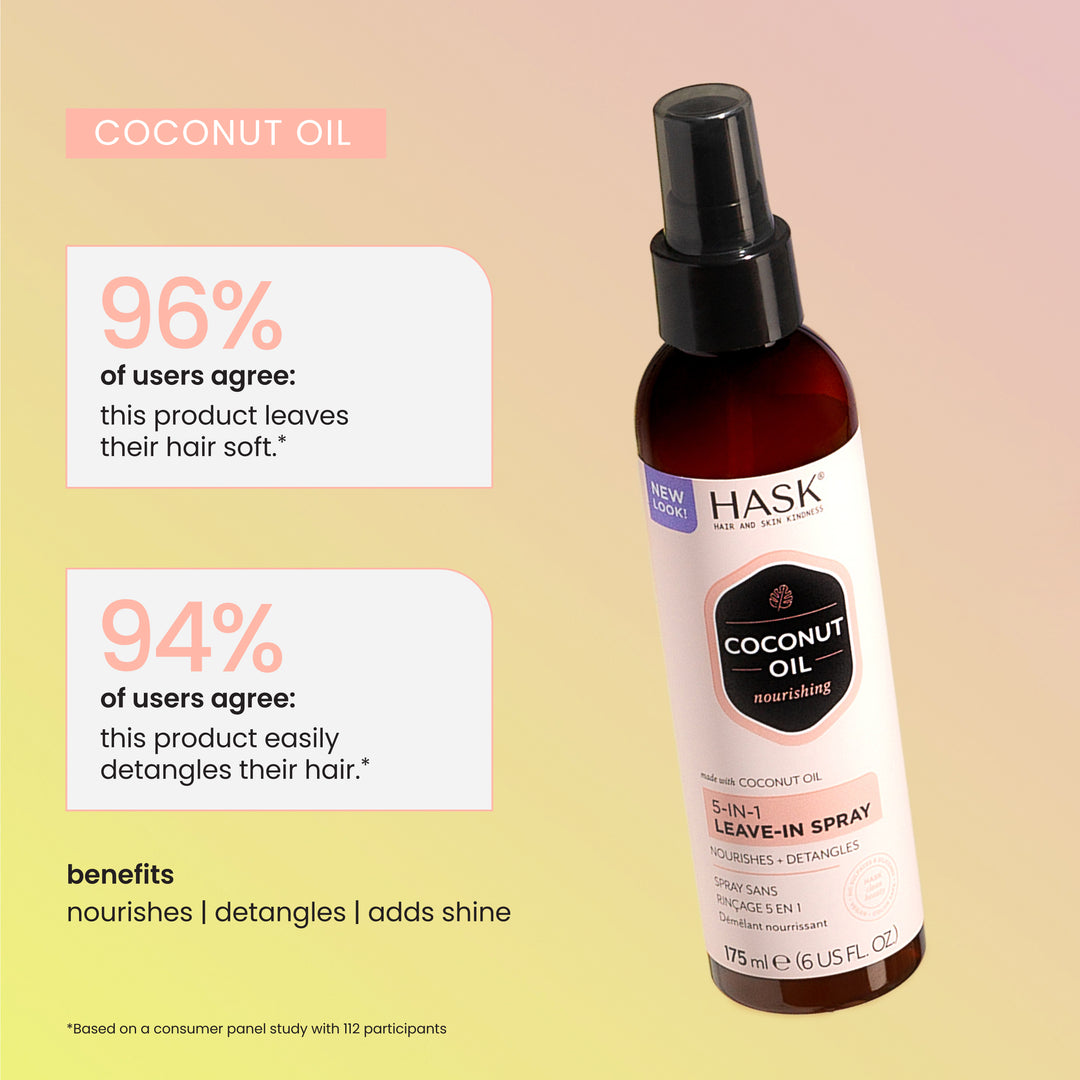 Coconut Oil 5-in-1 Leave-In Spray – HASK Beauty