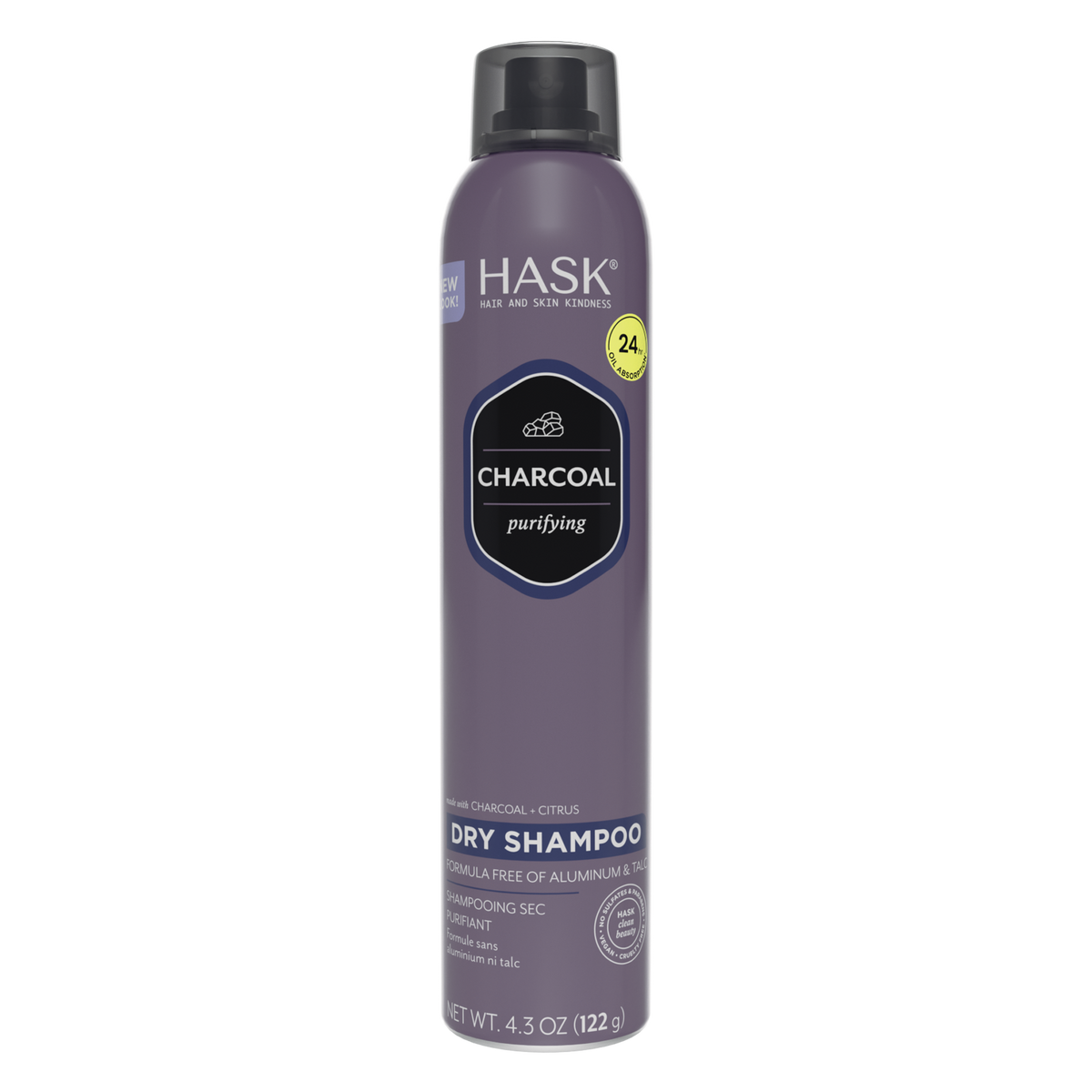 Purify + Charcoal Dry Shampoo 8 oz – HASK Beauty