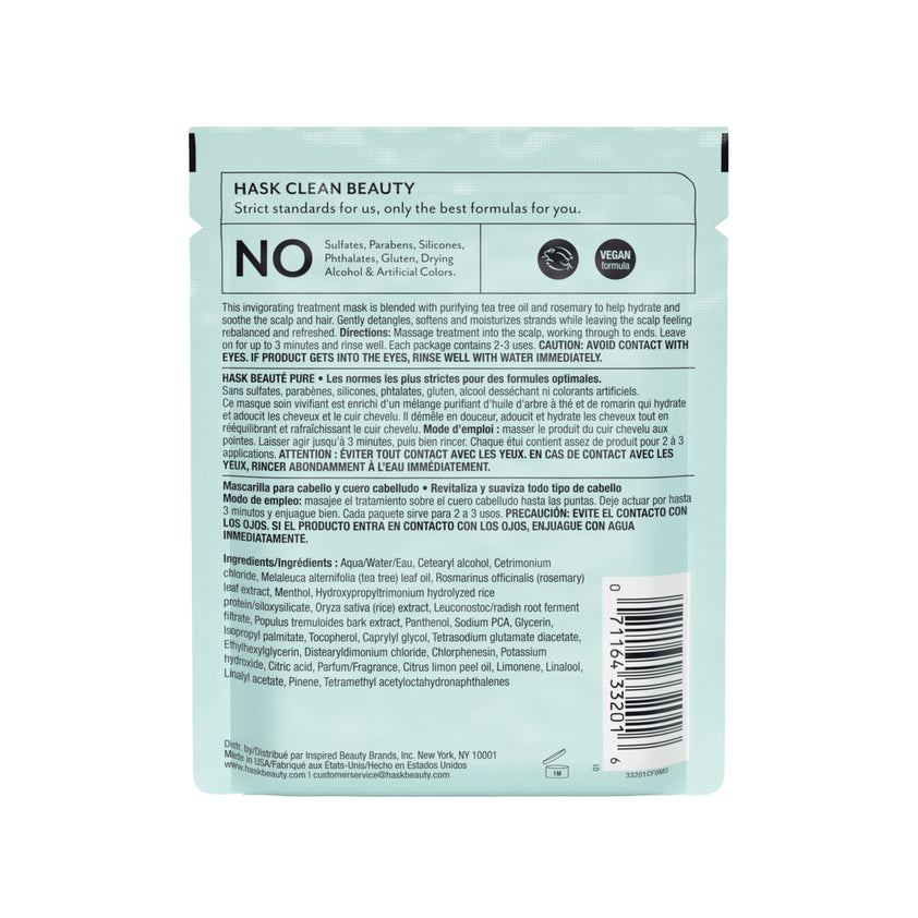 Tea Tree Oil Hair Mask - Tea Tree Hair & Scalp Deep Conditioner – HASK ...